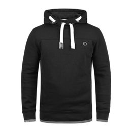 !Solid Kapuzenpullover SOLID "Hoodie SDBenjamin", Herren, Gr. S, schwarz, Obermaterial: 50% Baumwolle CO. 50% Polyester PES., Pullover Kapuzenpullover