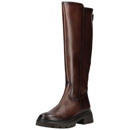 Stiefel Gabor "Gabor Stiefel Nappaleder", Damen, Gr. 42, braun (mittelbraun), Nappaleder, Schuhe Stiefel