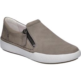 Sneaker Josef Seibel "Claire 20, grau", Damen, Gr. 40, grau, Obermaterial: 100% Rindsleder Leather cow., Schuhe Sneaker