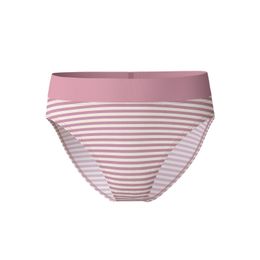 Slip Calida "Slip Elastic High Waist 1er Pack", Damen, Gr. 36-38, bunt (rosa), Obermaterial: 94% Baumwolle CO. 6% Elasthan EL., Unterhosen Slip