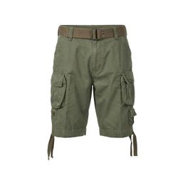 Cargoshorts Brandit "Brandit Herren Savage Vintage Cargo Shorts", Herren, Gr. 5XL, US-Gr&ouml;&szlig;en, olive, 100% Baumwolle, unifarben, loose fit, Hosen