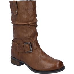 Stiefel Josef Seibel "Sanja 14, cognac", Damen, Gr. 38, braun (cognac), Obermaterial: 100% Rindsleder Leather cow., Schuhe Stiefel