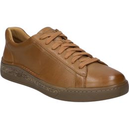 Sneaker Josef Seibel "Cleve 02, camel", Herren, Gr. 41, braun (camel), Obermaterial: 100% Rindsleder Leather cow., Schuhe Sneaker