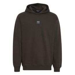 Kapuzenpullover INDICODE "Hoodie IDJolkan", Herren, Gr. L, grau (raven), Obermaterial: 60% Baumwolle CO. 40% Polyester PES., Pullover Kapuzenpullover