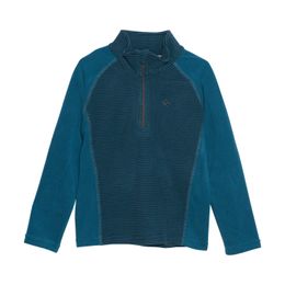 Strickfleece-Pullover Color Kids "Strickfleece-Pullover COFleece", M&auml;dchen, Gr. 110, blau (legion blau), Obermaterial: 100% Polyester PES., regular fit, Pullover