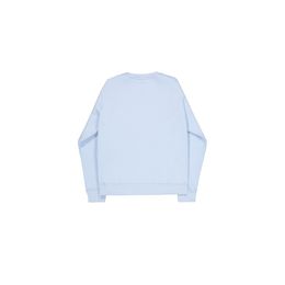 Sweater Alpha Industries "Foam ML Sweatshirt", Herren, Gr. L, artic blau, Obermaterial: 80% Baumwolle, 20% Polyester, regular fit, Sweatshirts Sweater