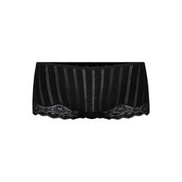 Slip Calida "Slip Panty Etude Toujours Low Cut 1er Pack", Damen, Gr. 44-46, schwarz, Obermaterial: 95% Baumwolle CO. 5% Elasthan EL., Unterhosen Slip