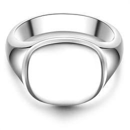 Siegelring M&Auml;NNERGLANZ "AV345" Gr. 66, silber, Fingerringe, Herren, 66, Silber 925 (Sterlingsilber), 4,4mm, Siegelring