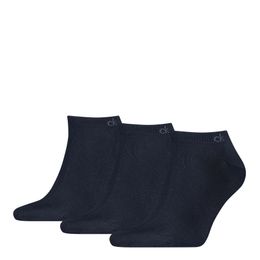 Sneakersocken Calvin Klein "CK MEN SNEAKER", Herren, Gr. 43-46, navy, Baumwollmischung, normal, Socken Sneakersocken, mit kleinem Rippenb&uuml;ndchen, Cotton-Mix, elastisch