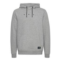 !Solid Kapuzenpullover SOLID "Hoodie SDDarcio", Herren, Gr. M, grau (gray melange), Obermaterial: 60% Baumwolle CO. 40% Polyester PES., unifarben, normal, ohne Ausschnitt, Pullover Kapuzenpullover