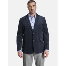 Cordsakko CHARLES COLBY "Cord-Sakko DUKE WESTON", Herren, Gr. 60, blau (dunkelblau), Obermaterial: 98% Baumwolle CO. 2% Elasthan EL., regular fit normal, Sakkos
