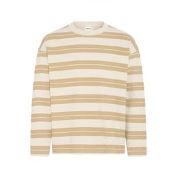 !Solid Longpullover SOLID "Sweater SDPeace", Herren, Gr. XXL, beige (oatmeal), Obermaterial: 100% Baumwolle CO., Pullover Longpullover