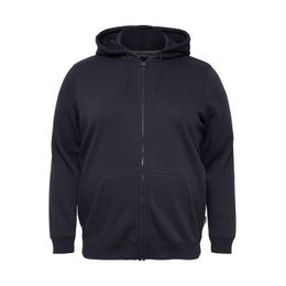 Kapuzensweatjacke Blend "Kapuzenfleecejacke BHDOWNTON FULLZIP", Herren, Gr. 3XL, schwarz, Obermaterial: 50% Baumwolle CO. 50% Polyester PES., Sweatjacken