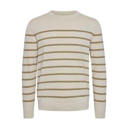 !Solid Strickfleece-Pullover SOLID "Strickpullover SDBrice", Herren, Gr. XXL, beige (oatmeal), Obermaterial: 100% Baumwolle CO., Pullover