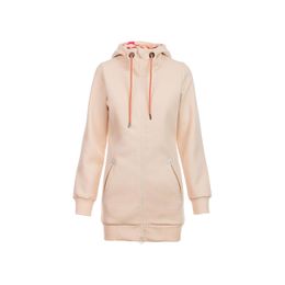 Sweatjacke SALZHAUT "Sweatjacke KRAU&iquest;", Jungen, Gr. M, beige, Obermaterial: 80% Baumwolle CO. 20% Polyester PES., Sweatjacken Sweatjacke
