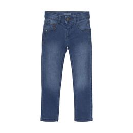 5-Pocket-Jeans Minymo "5-Pocket-Jeans MIJeans", Jungen, Gr. 92, N-Gr, blau (denim), Obermaterial: 80% Baumwolle CO. 19% Polyester PES. 1% Elasthan EL., Jeans 5-Pocket-Jeans