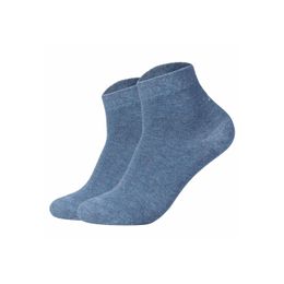 JOOP! Kurzsocken JOOP "Socken Unisex premium essential organic cotton Quarter 2p 2er Pack", Damen, Gr. 39-42, blau, Obermaterial: 62% Baumwolle CO(Bio). 36% Polyamid PA. 2% Elasthan EL., Socken