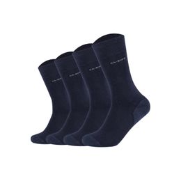 Sneakersocken Camano "Socken 4er Pack", Damen, Gr. 35-38, blau (marine), Obermaterial: 80% Baumwolle CO. 17% Polyamid PA. 3% Elasthan EL., Socken Sneakersocken