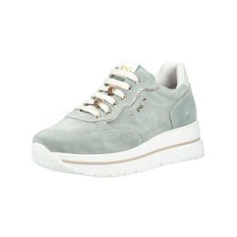 Sneaker Nero Giardini "Nero Giardini Sneaker Veloursleder", Damen, Gr. 36, hellgr&uuml;n, Veloursleder, Schuhe Sneaker