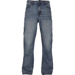 Bequeme Jeans Urban Classics "Urban Classics Herren Flared Jeans", Damen, Gr. 38, Normalgr&ouml;&szlig;en, sand destroyed washed, 100% Baumwolle, unifarben, Jeans