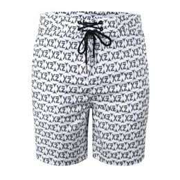 Badeshorts YEAZ "Badeshorts DAZZERS", Herren, Gr. XXL, US, wei&szlig;, Obermaterial: 97% Polyester PES. 3% Elasthan EL., Badehosen Badeshorts