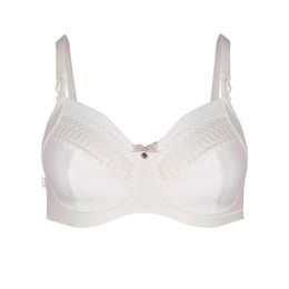 B&uuml;gelloser BH SuSa "BH ohne B&uuml;gel Santorin", Damen, Gr. 75, Cup C, beige (ivory), Obermaterial: 54% Polyamid PA. 36% Polyamid PA. 10% Elasthan EL., BHs