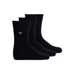 Kurzsocken Tom Tailor "Socken 3er Pack", M&auml;dchen, Gr. 23-26, schwarz, Obermaterial: 77% Baumwolle CO. 20% Polyamid PA. 3% Elasthan EL., Socken