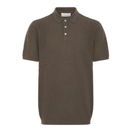 Poloshirt Casual Friday "Poloshirt CFKarl", Herren, Gr. XXL, braun (wren), Obermaterial: 100% Baumwolle CO., Shirts