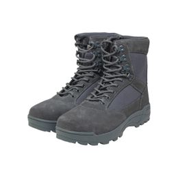 Stiefel Brandit "Brandit Accessoires Tactical Zipper Boots", Damen, Gr. 43, antracite, unifarben, Schuhe Stiefel