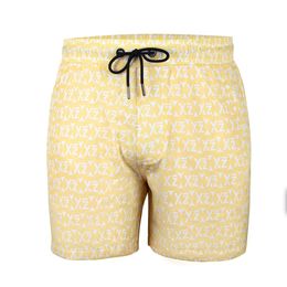 Badeshorts YEAZ "Badeshorts SEASHEY", Herren, Gr. S, US, gelb, Obermaterial: 97% Polyester PES. 3% Elasthan EL., Badehosen Badeshorts