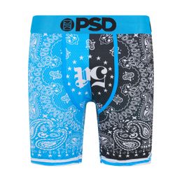 Boxershorts PSD "PSD P5 BANDANA MM", Damen, Gr. XL, 1 Stk., multi color, 88% Polyester, 12% Elasthan, Unterhosen
