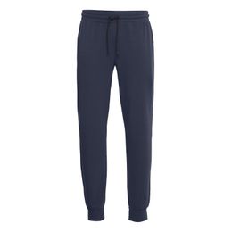 Jogginghose North Bend "Jogginghose NBBraidy", Herren, Gr. M, N-Gr, blau (blau nights), Obermaterial: 66% Viskose CV. 30% Polyester PES. 4% Elasthan EL., Hosen Jogginghose