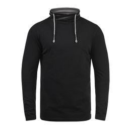 Langarmshirt Blend "Langarmshirt BHPallo", Herren, Gr. S, schwarz, Web, Obermaterial: 60% Baumwolle CO. 40% Polyester PES., regular fit, ohne Ausschnitt, Shirts Langarmshirt