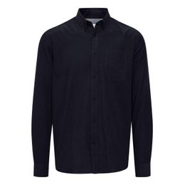 !Solid Langarmhemd SOLID "Langarmhemd SDJuan", Herren, Gr. XXL, N-Gr, blau (insignia blau), Obermaterial: 100% Baumwolle CO., Hemden