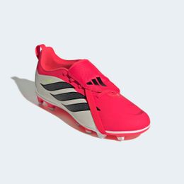 Fu&szlig;ballschuh adidas Performance "PREDATOR CLUB HOOK-AND-LOOP TURF KIDS", M&auml;dchen, Gr. 36, lucid rot, core schwarz, ftwr wei&szlig;, Synthetik, Schuhe Fu&szlig;ballschuh, f&uuml;r Kunstrasen, Hart- und Aschenpl&auml;tze, f&uuml;r Kinder & Jugendliche