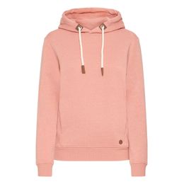 Kapuzenpullover oxmo "Hoodie OXMille", Damen, Gr. XL, braun (cameo braun melange), Obermaterial: 55% Polyester PES. 45% Baumwolle CO., Pullover Kapuzenpullover
