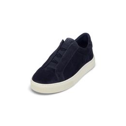 Marc O'Polo Sneaker MARC O'POLO "aus weichem Veloursleder", Herren, Gr. 46, navy, Obermaterial: 100% Leder (Rind), unifarben, Schuhe Sneaker