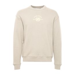 Longpullover Casual Friday "Sweatshirt CFSage", Herren, Gr. L, beige (chateau gray), Obermaterial: 100% Baumwolle CO., Sweatshirts Longpullover
