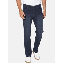 5-Pocket-Jeans Babista "Jeans CORVIAN", Herren, Gr. 50, N-Gr, blau (dunkelblau), Obermaterial: 67% Baumwolle CO. 29% Polyester COOLMAX PES(Coolmax). 3% Viskose Birla CV Birla. 1% Elasthan EL., Jeans 5-Pocket-Jeans