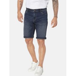 Bermudas Jan Vanderstorm "Jeansbermuda BROLLE", Herren, Gr. 64, N-Gr, blau, Obermaterial: 99% Baumwolle CO. 1% Elasthan EL., Hosen Bermudas