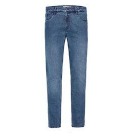 !Solid Regular-fit-Jeans SOLID "Regular-fit-Jeans SDSKYE", Herren, Gr. 33, L&auml;nge 34, blau (middle blau denim), Obermaterial: 68% Baumwolle CO. 27% Polyester PES. 3% Viskose CV. 2% Elasthan EL., Jeans