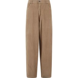 Stoffhose Urban Classics "Urban Classics Herren 90&acute;s Corduroy Pants", Herren, Gr. 36, Normalgr&ouml;&szlig;en, unionbeige, 100% Baumwolle, unifarben, oversize, Hosen Stoffhose
