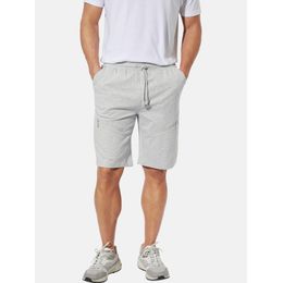 Sweatbermudas Babista "Sweatbermuda HARIC", Herren, Gr. XL, N-Gr, grau (hellgrau melange), Obermaterial: 95% Baumwolle CO. 5% Viskose CV., Hosen