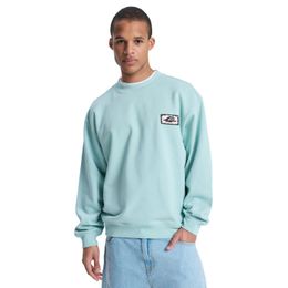 Sweatshirt Quiksilver "Elevated", Herren, Gr. L, blau haze, Obermaterial: 45% Walkfrottier, 40% Walkfrottier, 15% Microfaser;, Sweatshirts Sweatshirt