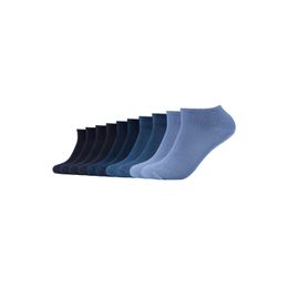 Sneakersocken s.Oliver "Socken 10er Pack", Damen, Gr. 39-42, blau, Obermaterial: 62% Baumwolle CO. 36% Polyester PES. 2% Elasthan EL., Socken Sneakersocken