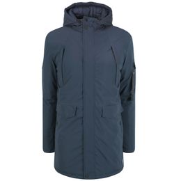!Solid Langmantel SOLID "Parka SDMaver", Herren, Gr. XL, blau (insignia blau), Obermaterial: 100% Polyester PES., normal, M&auml;ntel