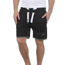 !Solid Sweatshorts SOLID "Sweatshorts SDBenjamin", Herren, Gr. XL, N-Gr, schwarz, Obermaterial: 50% Baumwolle CO. 50% Polyester PES., Hosen Sweatshorts