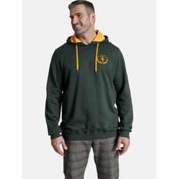 Kapuzensweatshirt CHARLES COLBY "Sweatshirt EARL TODD", Herren, Gr. L, gr&uuml;n, Obermaterial: 100% Baumwolle CO., Sweatshirts