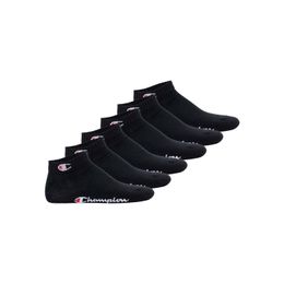 Kurzsocken Champion "Socken 6er Pack", Herren, Gr. 35-38, schwarz, Obermaterial: 71% Baumwolle CO. 23% Polyester PES. 4% Polyamid PA. 2% Elasthan EL., Socken