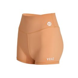 Shorts YEAZ "Shorts CELEB", Damen, Gr. L, US, orange, Obermaterial: 75% Nylon NY. 25% Elasthan EL., Hosen Shorts